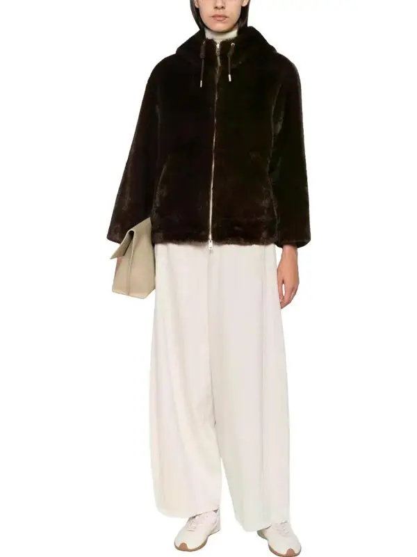 MABRUN Fernanda Reversible Jacket - Brown