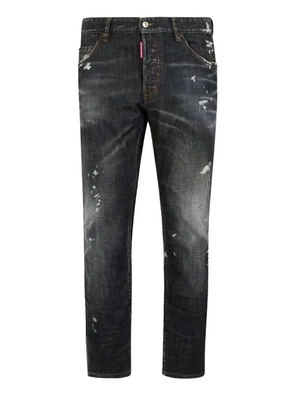 Dsquared2 Paint-splatter Jeans - Grey