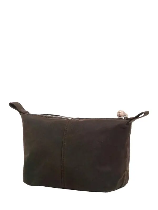 Bimba Y Lola Small Dark Coated Trapecio Make-up Case - Brown