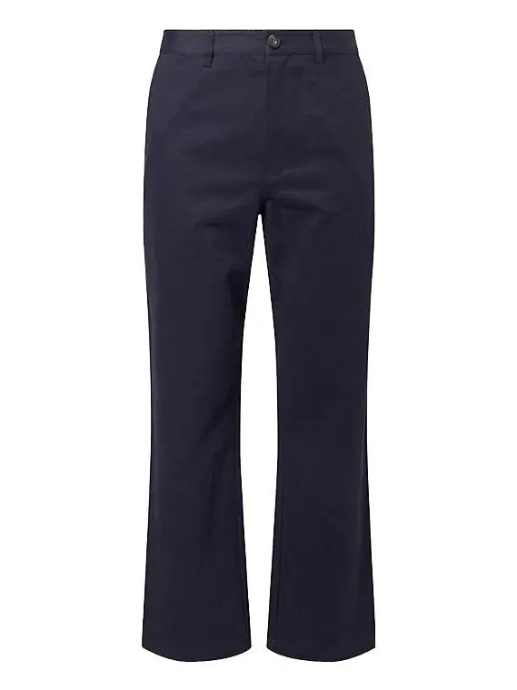 Paul Smith Relaxed Tapered-fit Chino-twill Trousers - Very Dark Navy