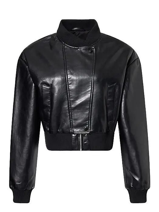 Citizens Of Humanity Camille Moto Leather Jacket - Black
