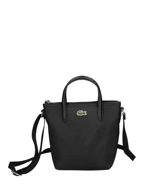 Lacoste Logo-appliqué Tote Bag - Black