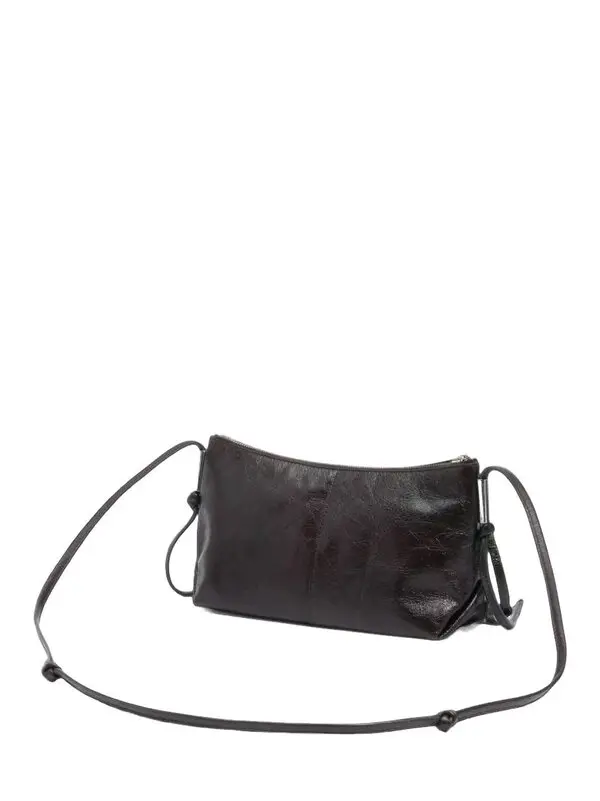 Bimba Y Lola Small Espresso Leather Crossbody Bag - Brown