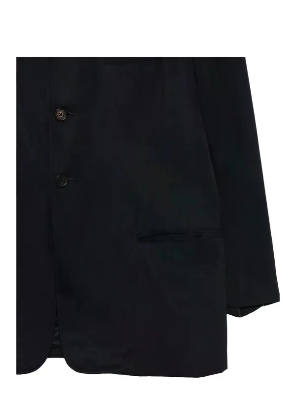Yohji Yamamoto 1990s Notched-lapel Blazer - Blue