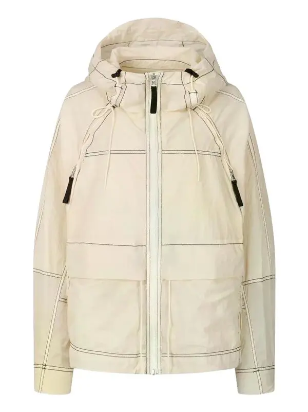 STUDIO TOMBOY Stitch-detail Hooded Jacket - Neutrals