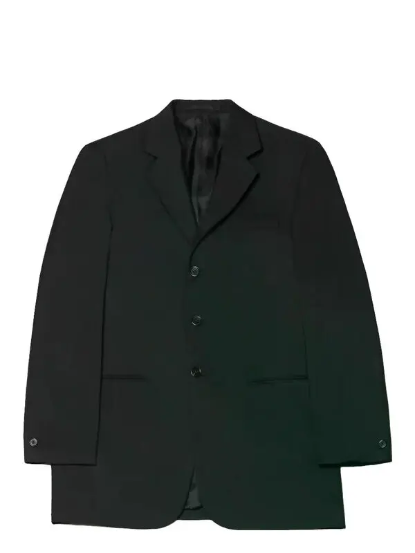 JIL SANDER Single-breasted Notched-lapels Jacket - Black