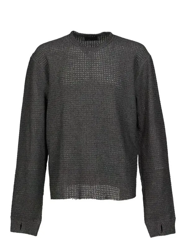 FILTH Thumbhole Washi-blend T-shirt - Grey