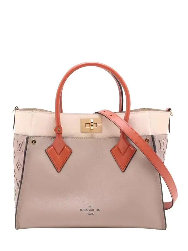 LOUIS VUITTON 2021-2026 Monogram On My Side Mm Satchel - Neutrals
