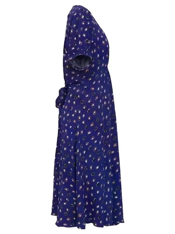 Diane Von Furstenberg Sammie Printed Dress - Blue