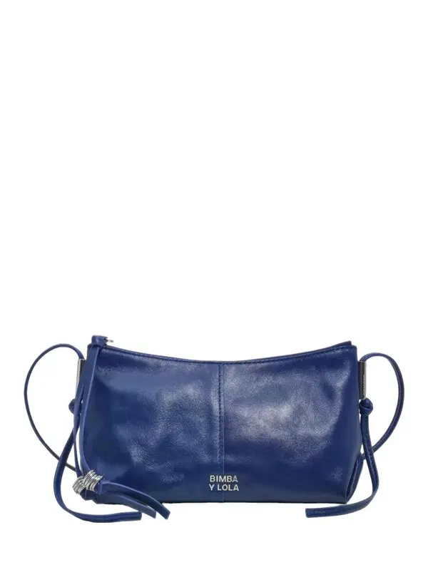 Bimba Y Lola Small Electric Leather Crossbody Bag - Blue