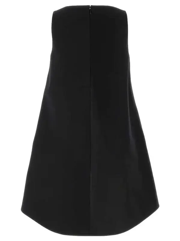 Balenciaga Sleeveless A-line Mini Dress - Black