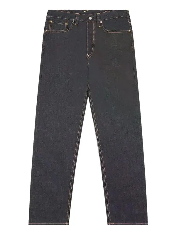 EVISU Daicock Print Jeans - Blue