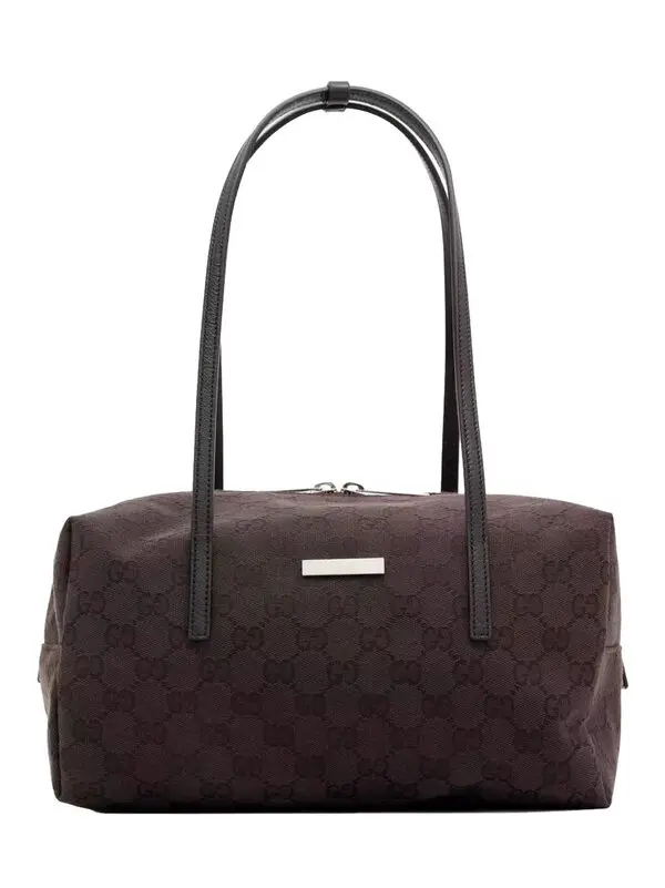 Gucci Melrose Medium Boston Bag - Brown