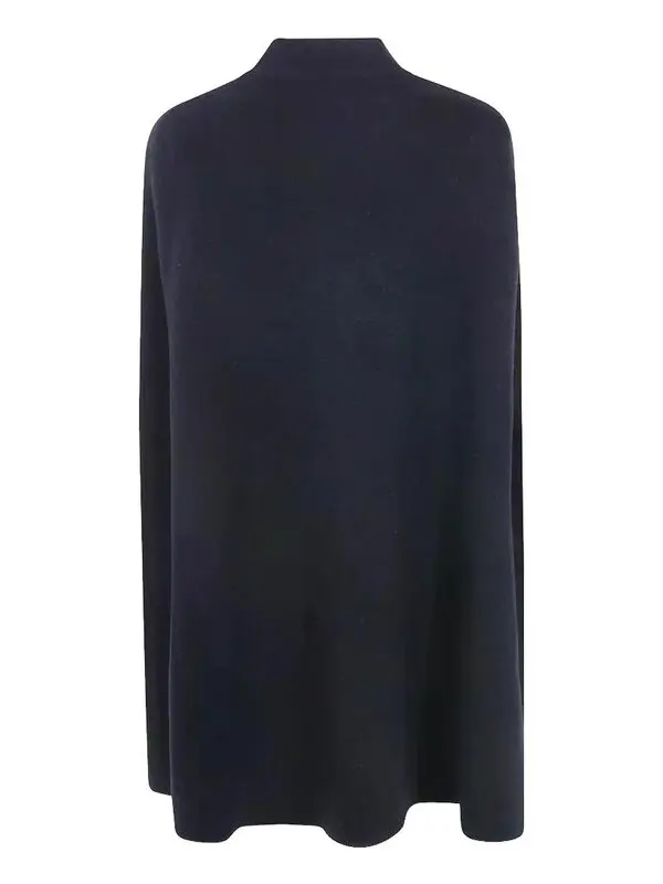 GENTRYPORTOFINO High-neck Zip-up Cape - Blue