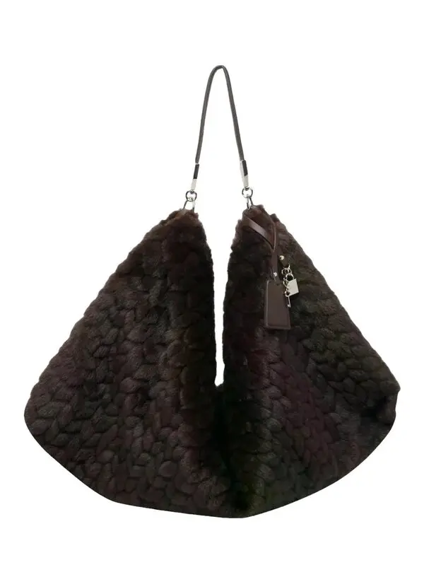 Liu Jo Large Faux-fur Bag - Brown