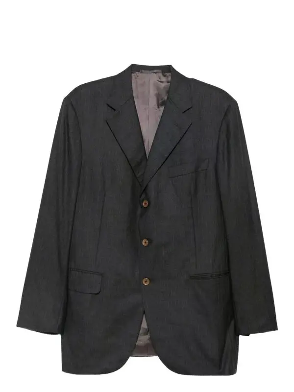 Burberry 1990s Pinstriped Suit - Grey