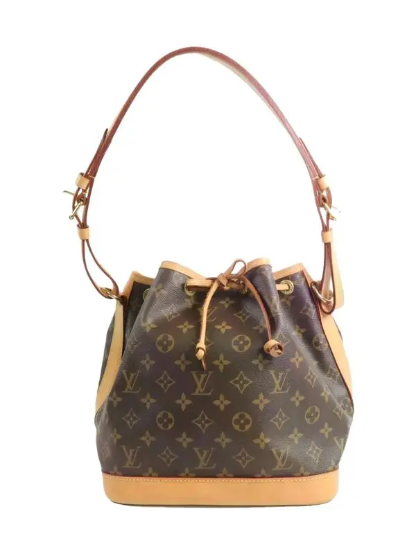 LOUIS VUITTON Petit Noe Monogram Shoulder Bag - Brown