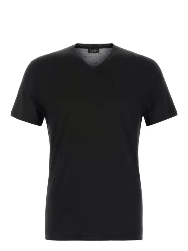 Gucci Silk Jersey T-shirt - Black