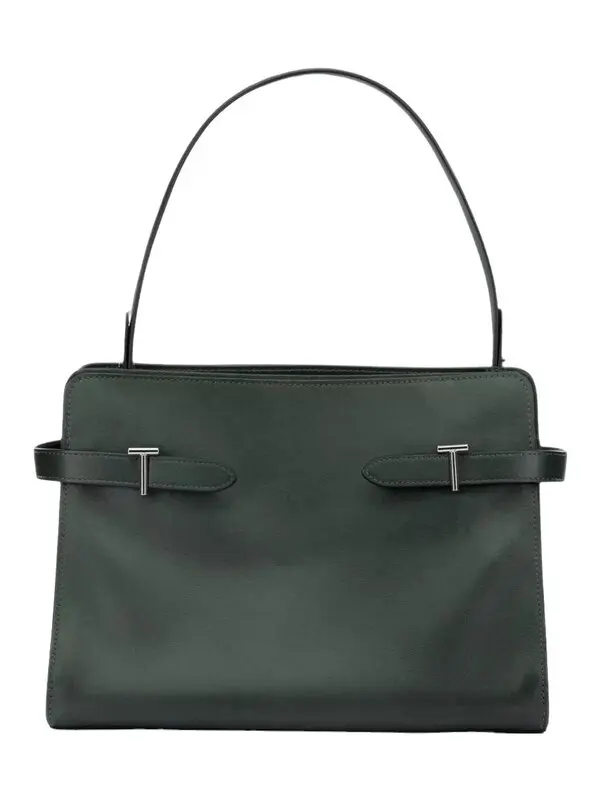 LE TANNEUR Large Emie Strap Shoulder Bag - Green