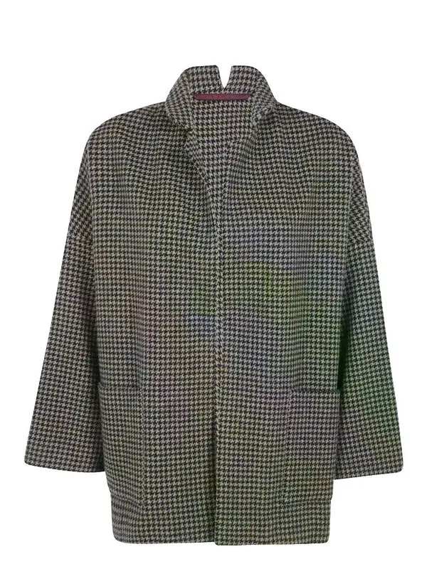 DANIELA GREGIS Houndstooth Jacket - Black