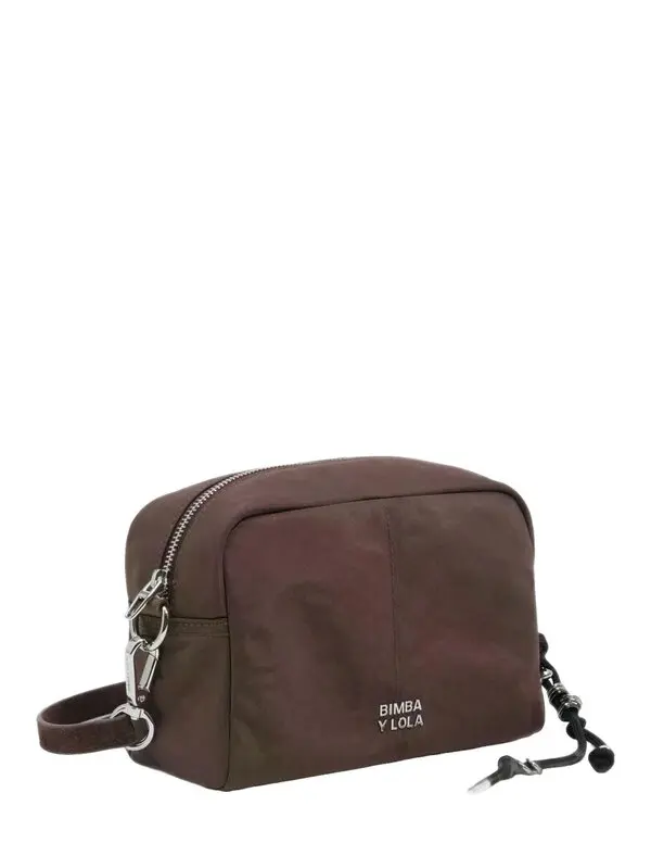 Bimba Y Lola Medium Mocha Nylon Crossbody Bag - Brown