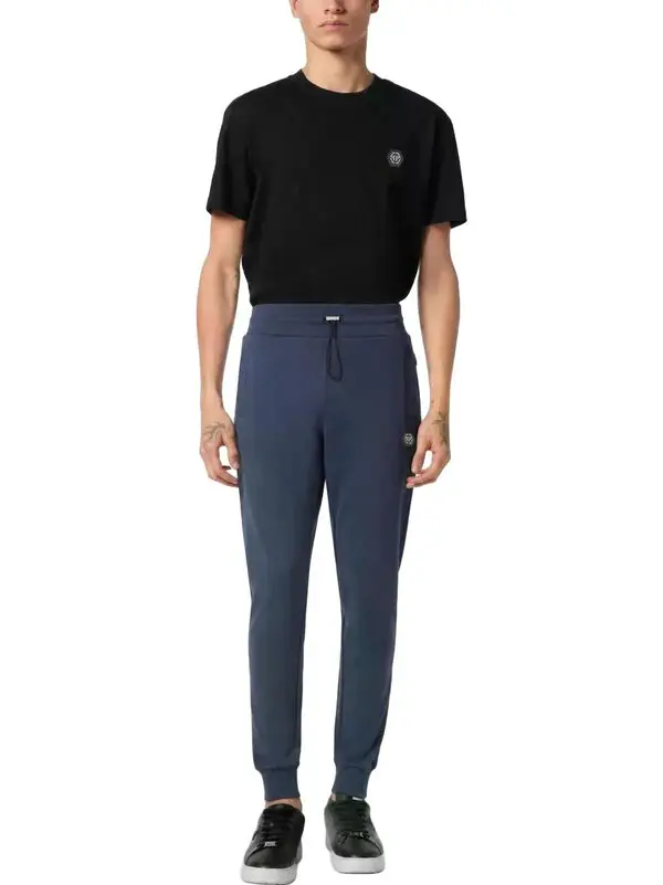 Philipp Plein Racing Club Logo-plaque Track Pants - Blue