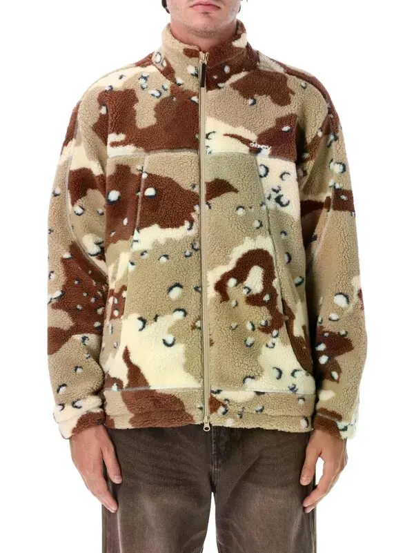 Obey Camo-pattern Fleece Jacket - Neutrals