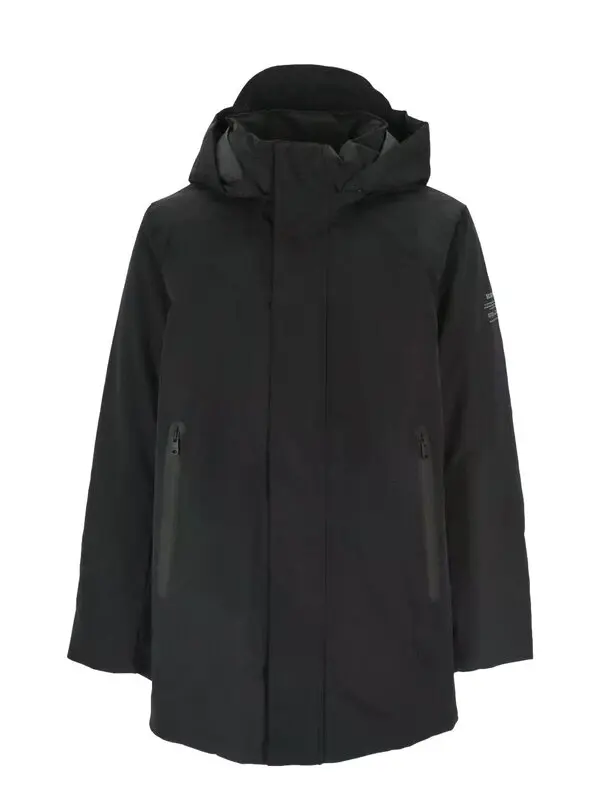 ECOALF Hooded Zip-up Jacket - Black