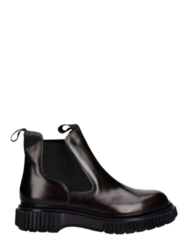 ADIEU PARIS Round-toe Chelsea Boots - Brown