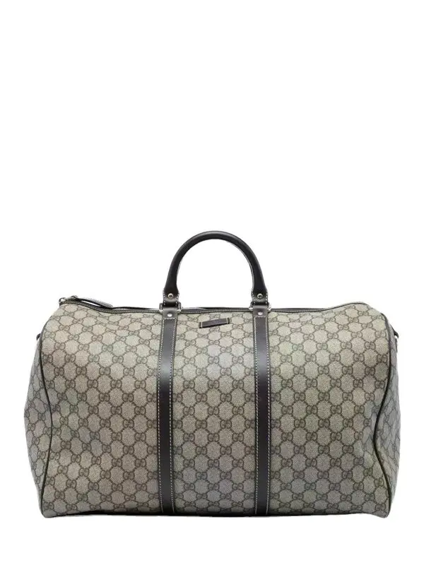 Gucci 2016-2026 Large Gg Supreme Joy Duffel Bag Travel Bag - Neutrals