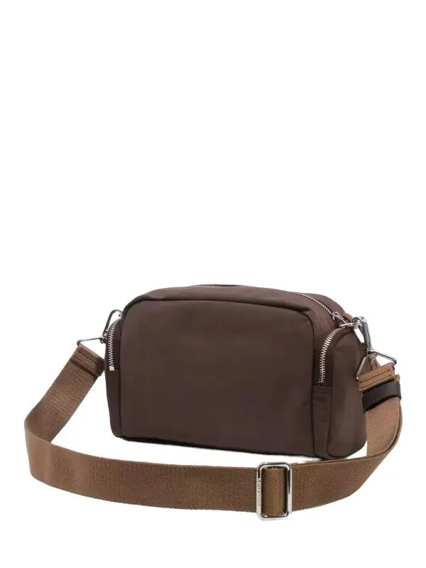 Bimba Y Lola Large Mocha Nylon Pocket Crossbody Bag - Brown