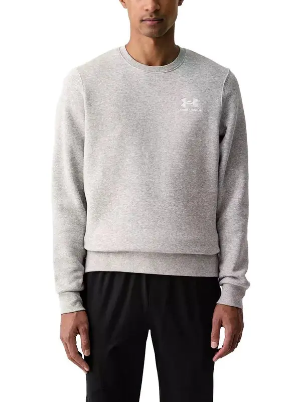 Under Armour Ua Icon Logo-embroidered Sweatshirt - Grey