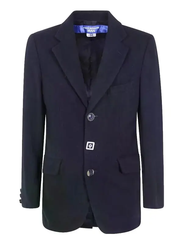 Junya Watanabe Mismatched-button Blazer - Blue