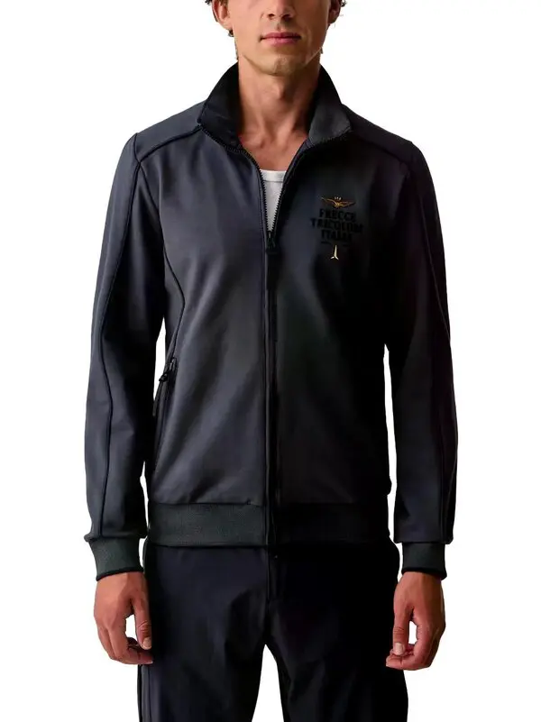 AERONAUTICA MILITARE Zip-up Frecce Tricolori Sweatshirt - Blue