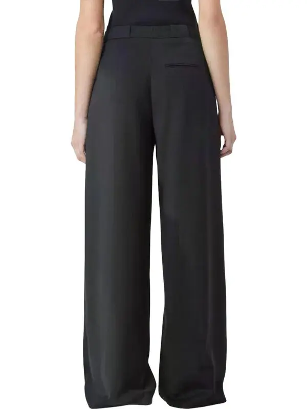 Closed Rylan Pleated Twill Trousers - Black