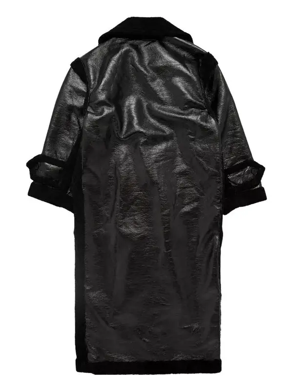 Ottolinger Oversized Shearling Coat - Black