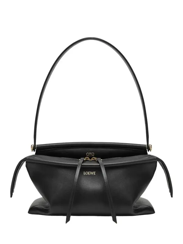 Loewe Whisker Small Calfskin Bag - Black