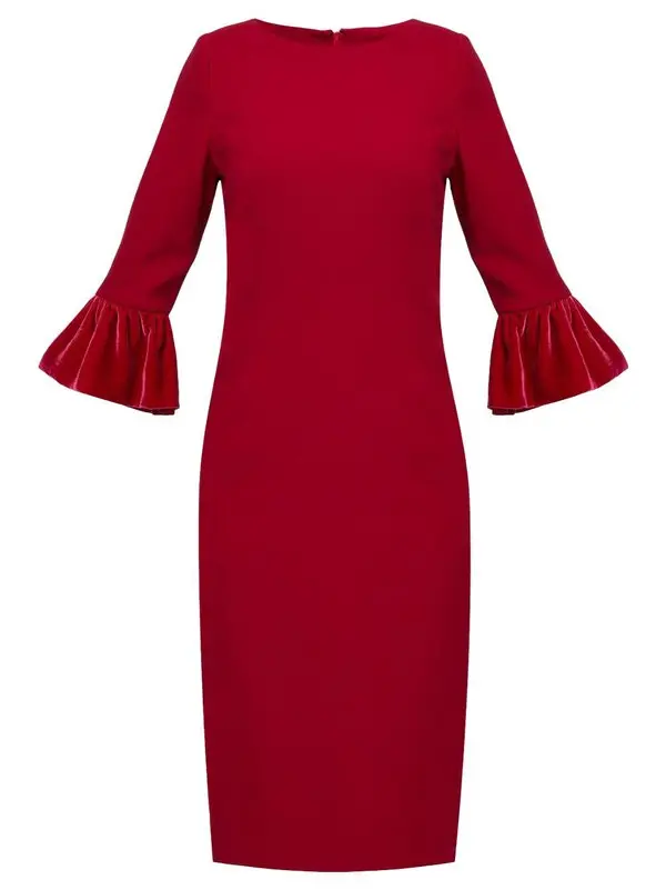 HELEN MCALINDEN Alex Ruby Dress - Red