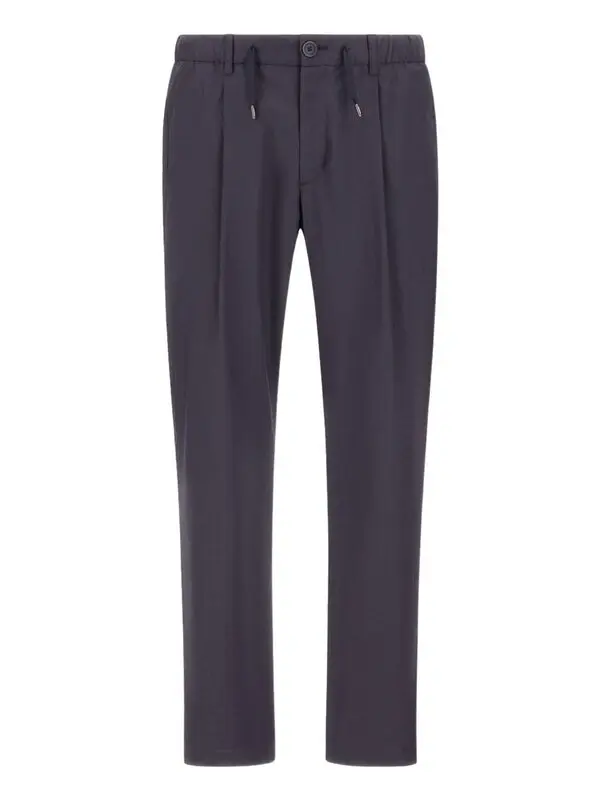 Herno Logo Casual Pants - Blue