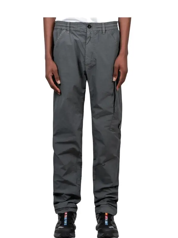 C.P. COMPANY Button-detail Casual Trousers - Grey