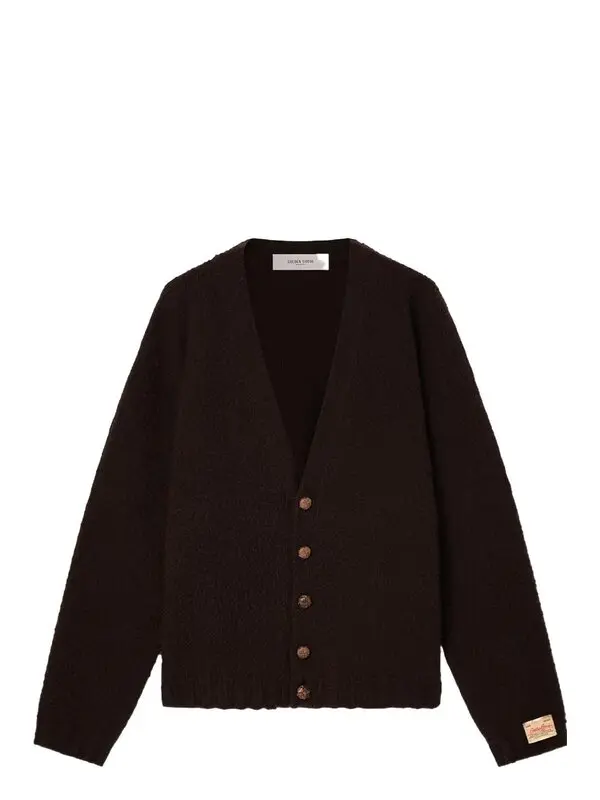 GOLDEN GOOSE Long-sleeve Knit Top - Brown
