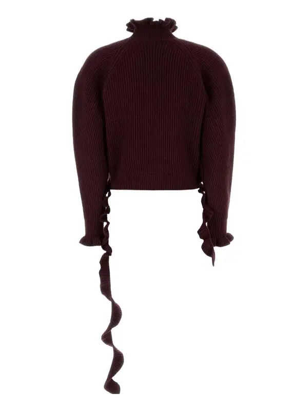 Blumarine Long-sleeved Sweater - Black