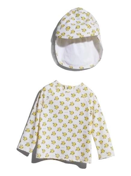 Gucci Mr. Little Miss Print 2-piece Swim Set - White