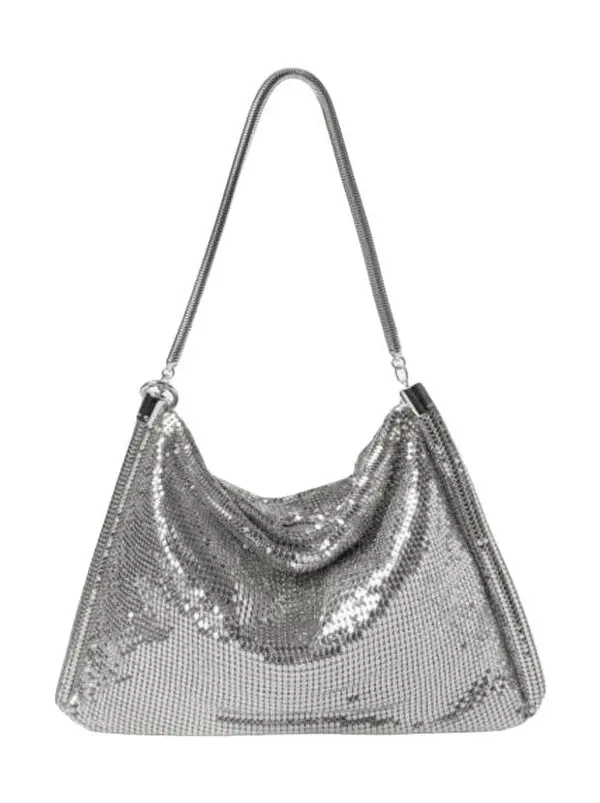 Rabanne Sequined Shoulder Bag - Grey