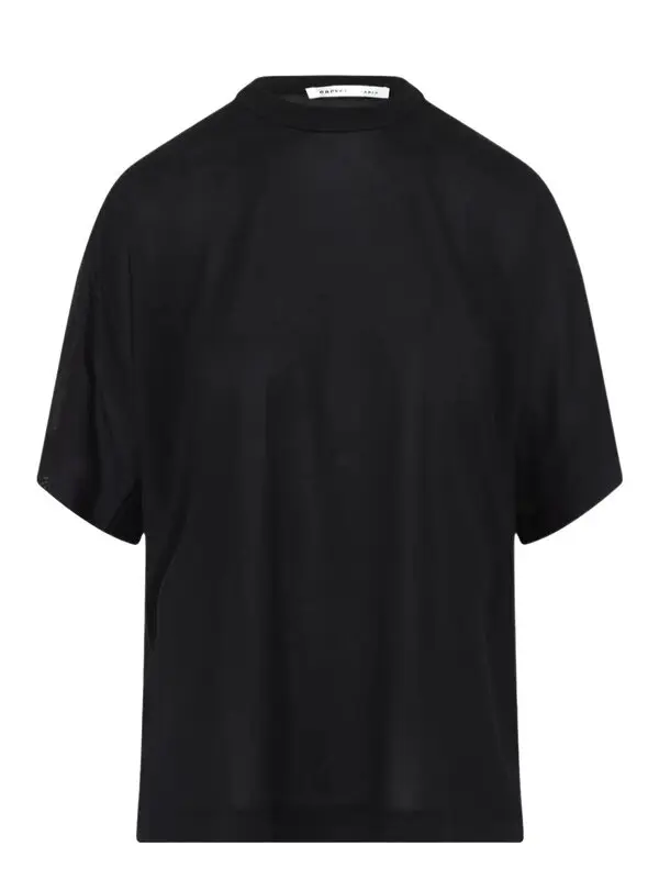 Carven Jt224 Oversized T-shirt - Black