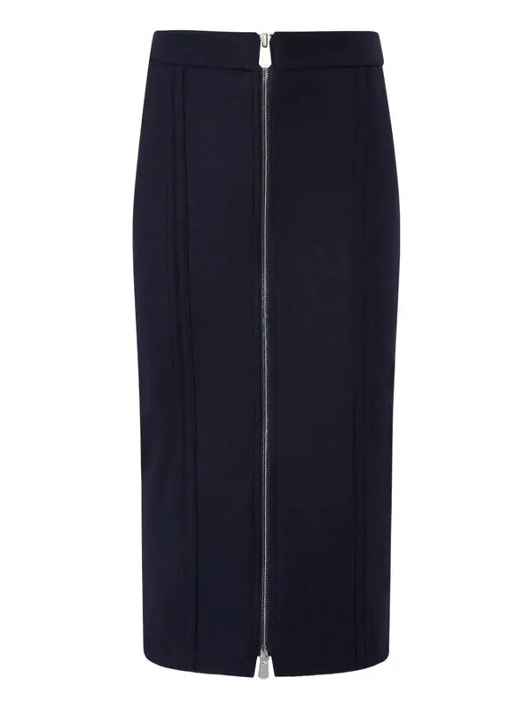 Pinko Zip-fastening Panelled Skirt - Blue