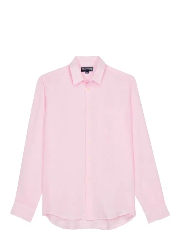 Vilebrequin Classic Linen Shirt - Pink