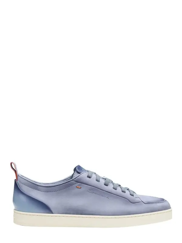 Santoni Montecarlo Lace-up Sneakers - Light Blue