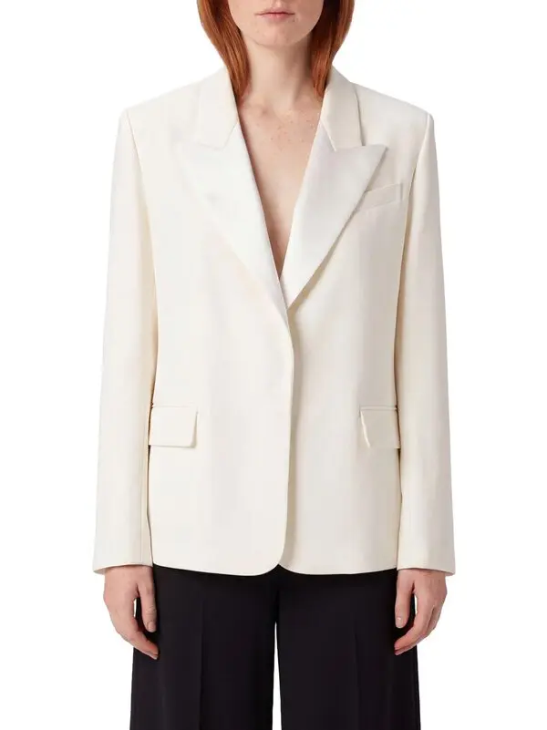 Federica Tosi Single-breasted Cropped Crêpe Blazer With Concealed Closure - Brown