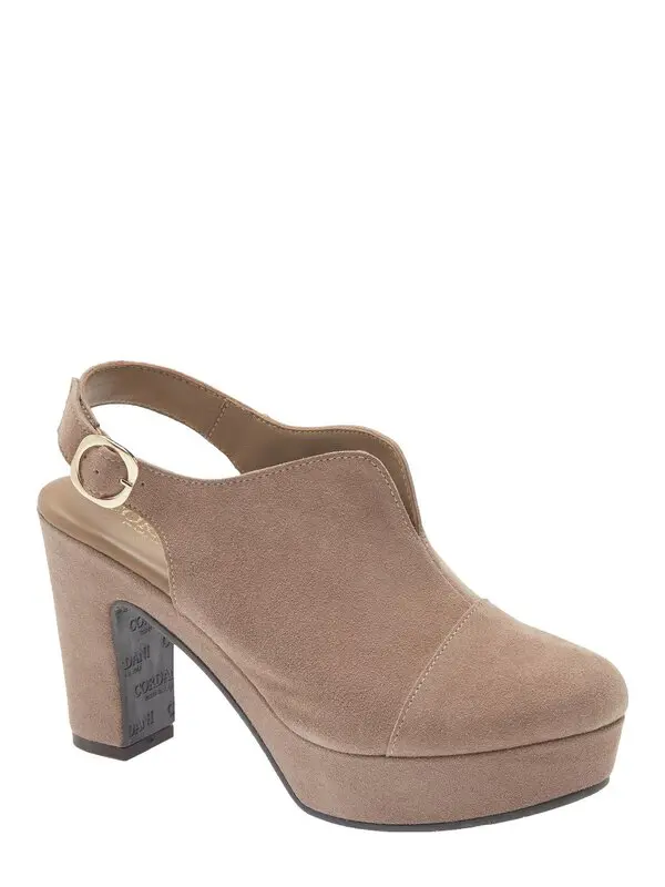 Cordani Tessa Slingback Platform Clog - Creta Suede